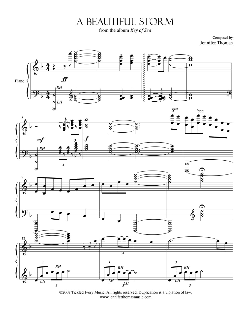 A Beautiful Storm (Original Version) – Jennifer Thomas Music