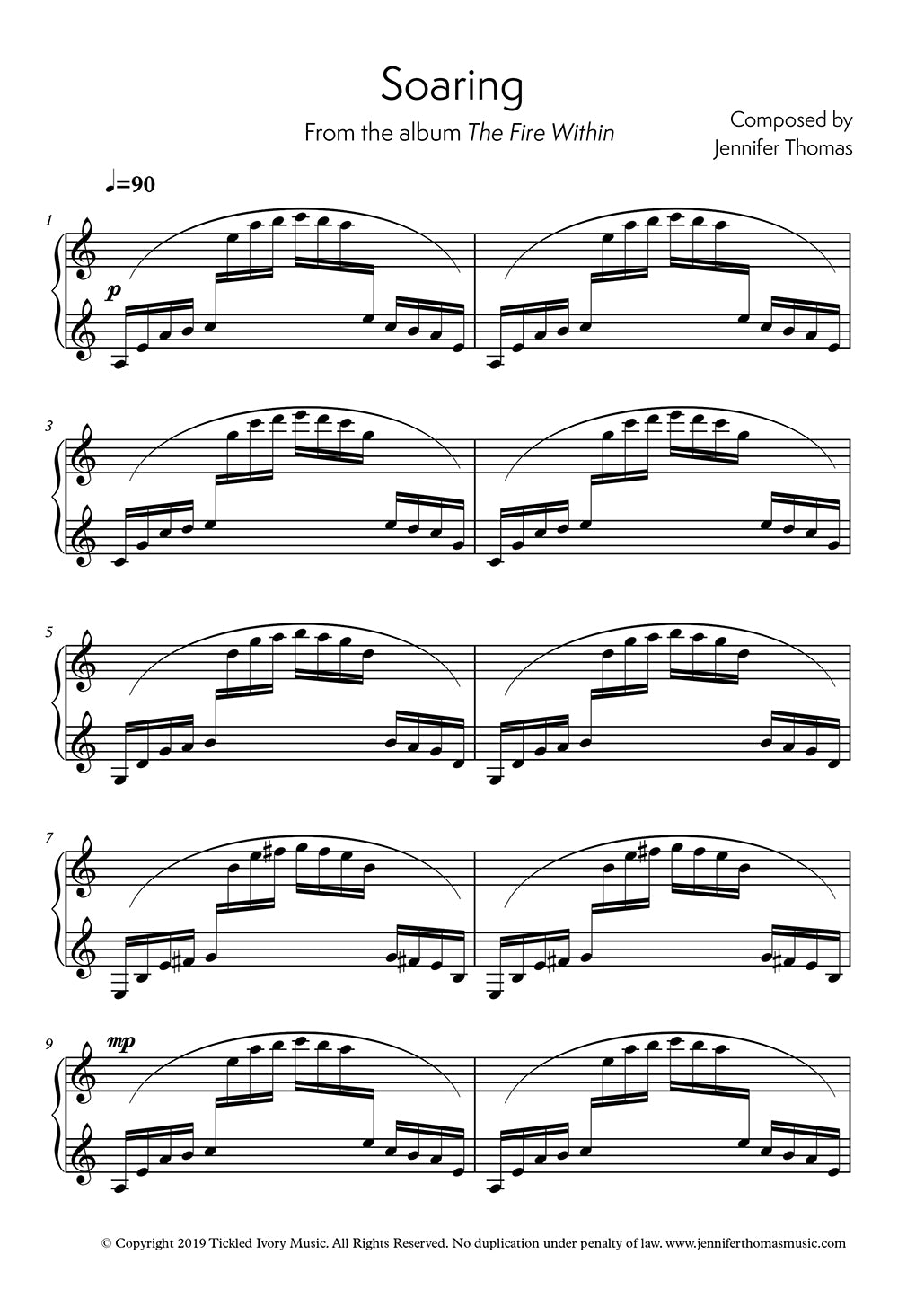 Soaring – Jennifer Thomas Music