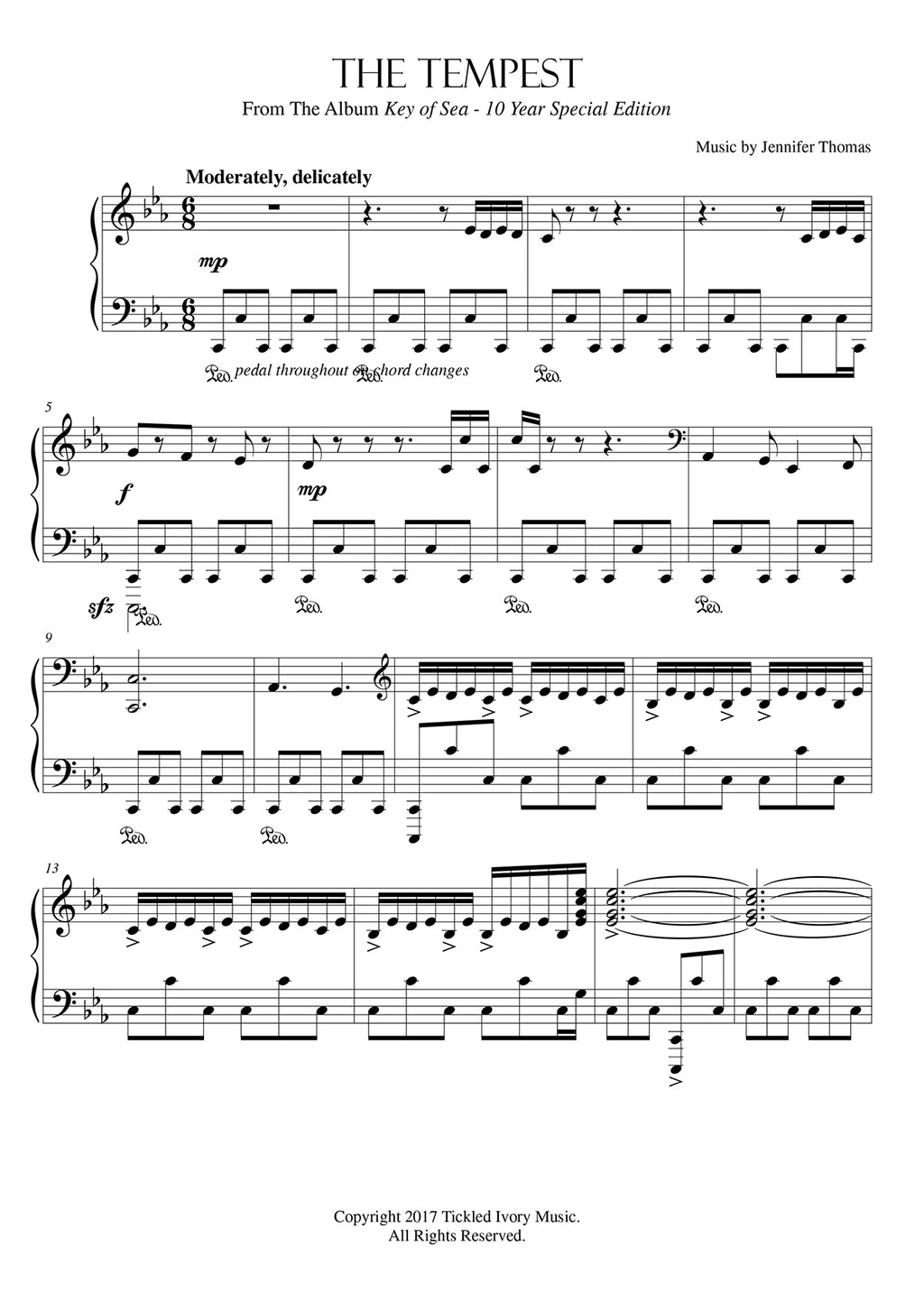 The Tempest (10 Year Special Edition) – Jennifer Thomas Music